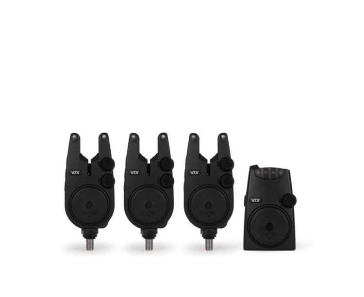 Avid Carp VTX 3+1 Bite Alarm Set - zestaw sygnalizatorów brań z ...